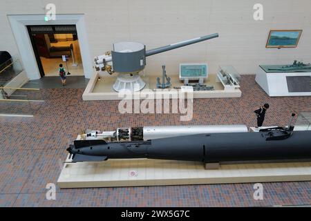 Crewed torpedo and suicide craft Kaiten used by Imperial Japanese Navy ...