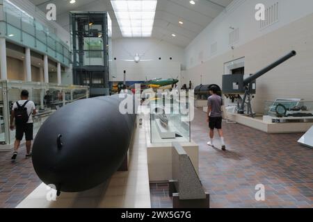 Crewed torpedo and suicide craft Kaiten used by Imperial Japanese Navy ...