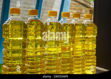 Stock photo of bottled cooking oil Stock Photo - Alamy
