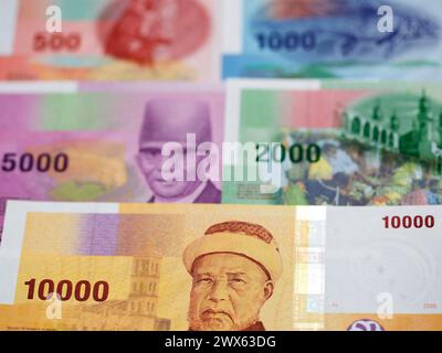Comorian money - franc a business background Stock Photo - Alamy