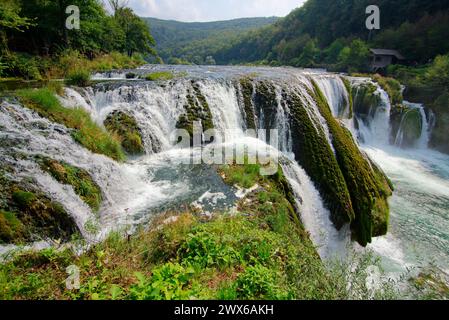 Waterfalls in the Una National Park, Bosnia-Herzegovina Stock Photo - Alamy