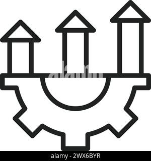 Improvement icon vector image. Suitable for mobile application web ...