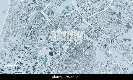 Simferopol vector map. Detailed map of Simferopol city administrative ...