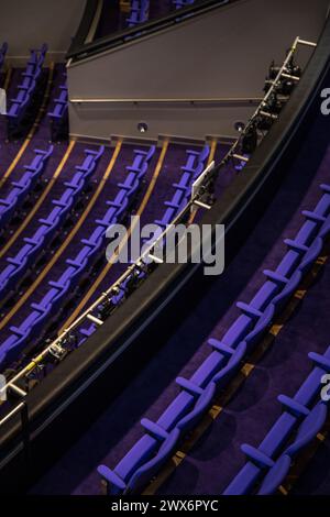 A view of the Brindley Theatre, Runcorn, UK from the rear corner ...