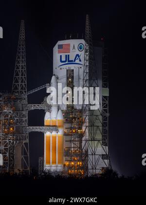 A Delta IV Heavy rocket, NROL-91, launches at 3:25 p.m., PDT, from ...