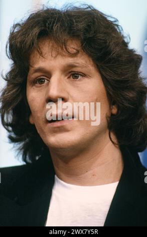 French singer Gerard Lenorman in concert at the Schlagerfestival in ...