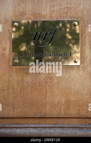 Paris, 5 rue gaston gallimard, autrefois rue sebastien bottin, building ...