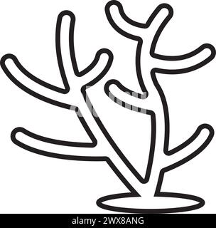 coral reef icon vector illustrstion symbol design Stock Vector Image ...