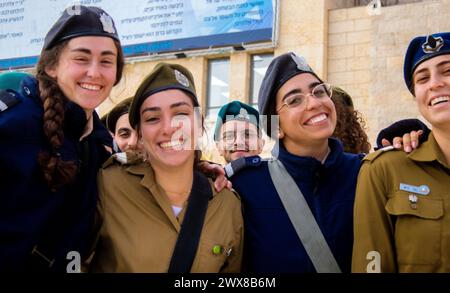 Portrait of soldiers, Induction ceremony for new graduates of the IDF ...
