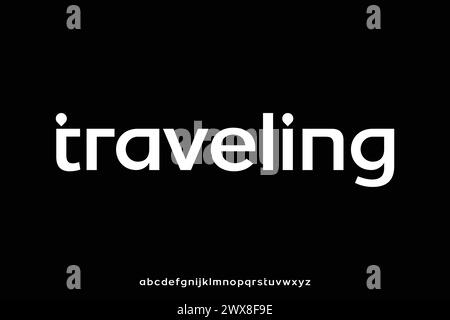 Modern clean sans serif display font vector Stock Vector Image & Art - Alamy