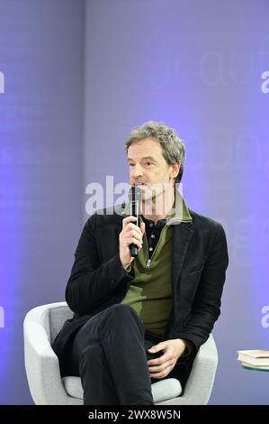 Jörg Hartmann im Gespräch zu seinem Buch 'Der Lärm des Lebens' auf der ...