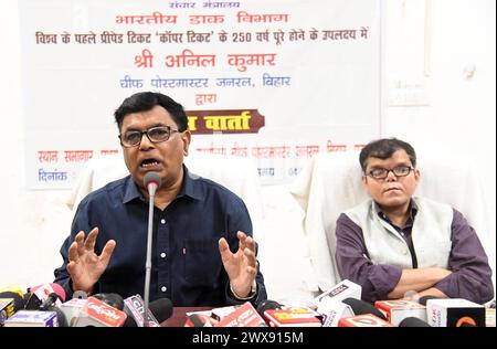 PATNA, INDIA - MARCH 28: Bihar Governor Syed Ata Hasnain meeting with ...