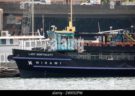 Lady Northcott Wirawi ferry boat, now operated by tribal warrior as the ...