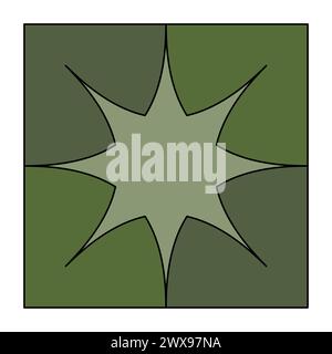 Geometric Conceptual background star pattern for design. Vector ...