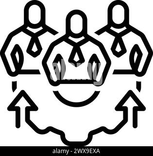 Icon for team building, team bonding Stock Vector Image & Art - Alamy