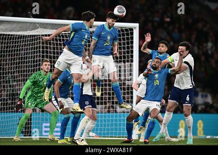 Beraldo of the Brazil national team during the second day of training ...