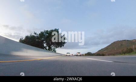 Sunset Drive on HWY 101 Near Pismo Beach Stock Photo - Alamy