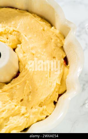 Filling and Flavor - Bundt Cake Delights Await Stock Photo - Alamy