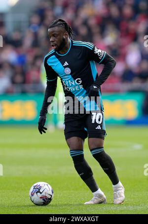 Leicester City's Stephy Mavididi during the Premier League match at the ...