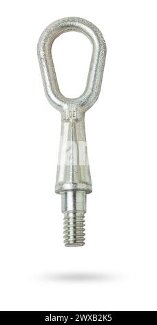 Car towing eyelet with thread on a white isolated background Stock ...