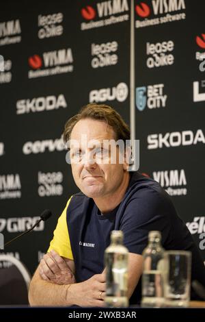 Team Visma-Lease a Bike sports director Grischa Niermann pictured ...