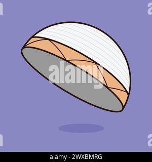 Ramadan Muslim Skull Cap Isolated Coloring Page Stock Vector Image ...
