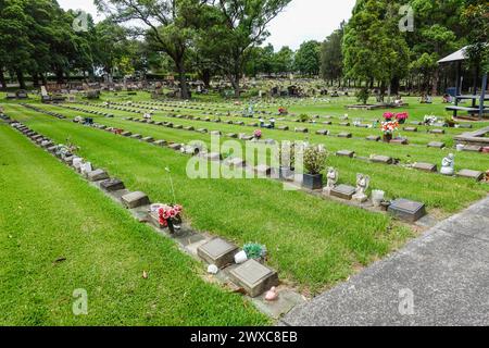 The baby section of acemetery, burial ground, gravesite, or graveyard ...