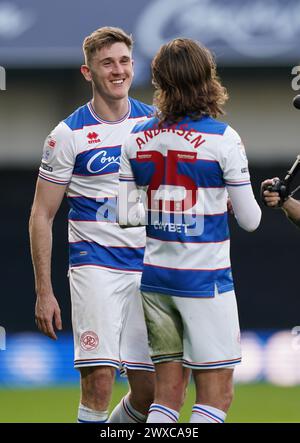 Queens Park Rangers' Jimmy Dunne during the Sky Bet Championship match ...