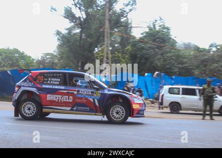 29 SINGH VOHRA Samman, KHAN Alfir, SKODA FABIA EVO Rally2, actionduring ...