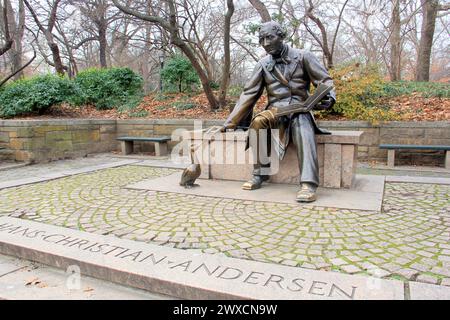 Hans Christian Andersen monument, at the western edge of Conservatory ...