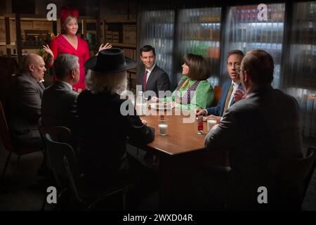 Unfrosted Melissa McCarthy, Jerry Seinfeld & Jim Gaffigan Stock Photo ...