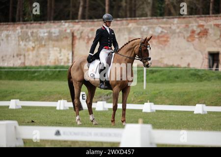 Hayden Hankey of the United Kingdom with Fools In Love during the CCI4 ...