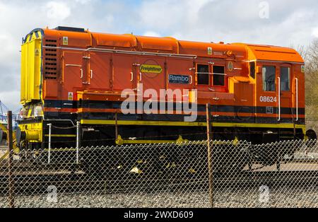 Freightliner Powerhaul Shunter diesel locomotive 08624 'Rambo', Port of ...