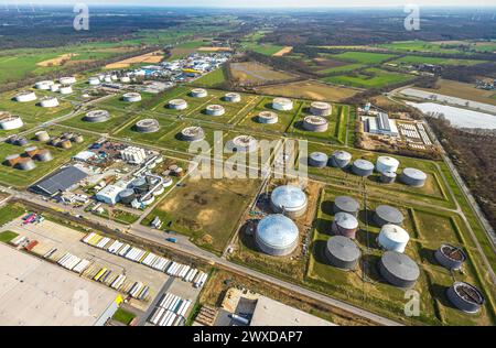 Luftbild, Industriepark und Gewerbepark Bucholtwelmen-West mit LGI ...