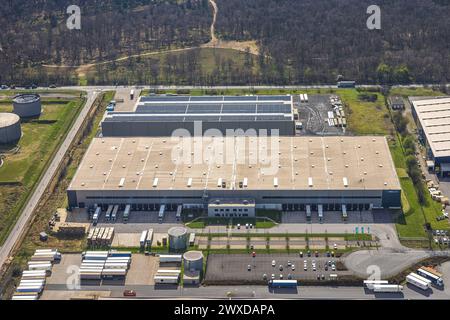 Luftbild, Industriepark und Gewerbepark Bucholtwelmen-West mit LGI ...