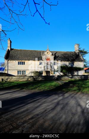The Montagu Hospital and St Marys parish church, Weekley village ...