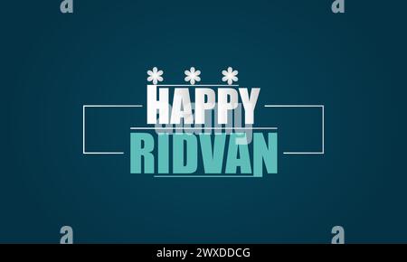 Ridvan Revelry A Stunning Text Design Stock Vector Image & Art - Alamy