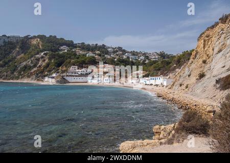 Cala del Portixol in Javea (Xabia), Costa Blanca, Spanien *** Cala del ...