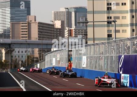 Tokyo, Japan. 30th Mar, 2024. ERT Formula E's Brazilian driver Sergio ...