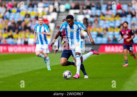 Jaheim Headley #15 of Huddersfield Town reacts to a missed chance ...
