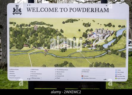 Powderham Castle, Kenton, Exeter, Devon, England, UK Stock Photo - Alamy