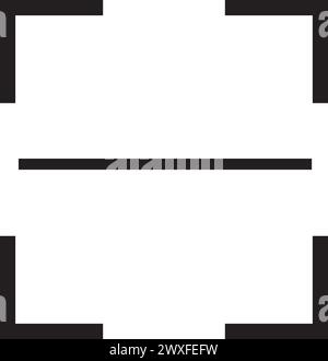 fulll screen mode icon and zoom out,signs and symbols,vector simple ...