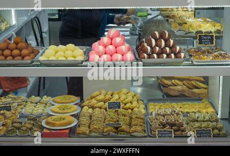 Pasteleria Ayub, pastry shop, baklava, Barcelona, Catalonia, Spain ...