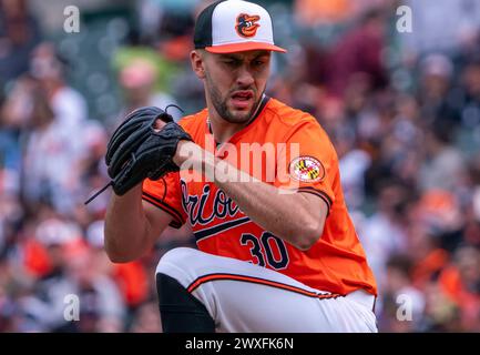 Los Angeles Angels pitcher Grayson Rodriguez throws during the first ...