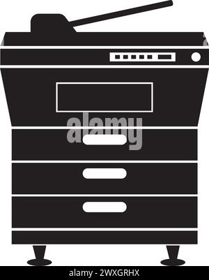Multi-function printer or auto copier icon vector design Stock Vector Image & Art - Alamy