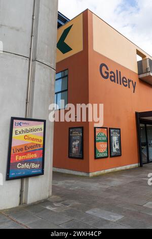 The exterior of the MK Gallery, a contemporary visual arts gallery ...