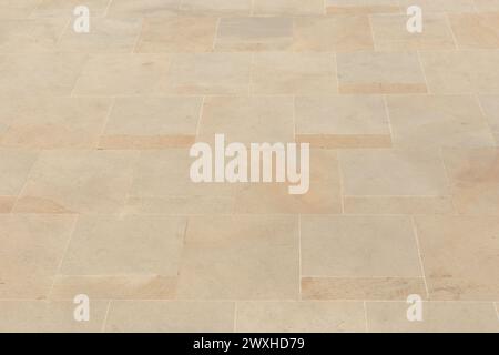 Light Beige Color Paving Slabs Floor Surface Street Texture City ...