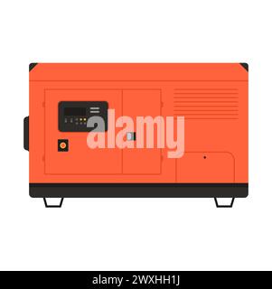 electric battery backup cartoon. industry charge, technology car ...