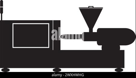 Vector diagram of an electric or hydraulic injection molding machine ...