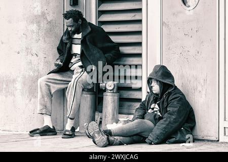 Social issues and poverty in Toronto city, Canada Stock Photo - Alamy